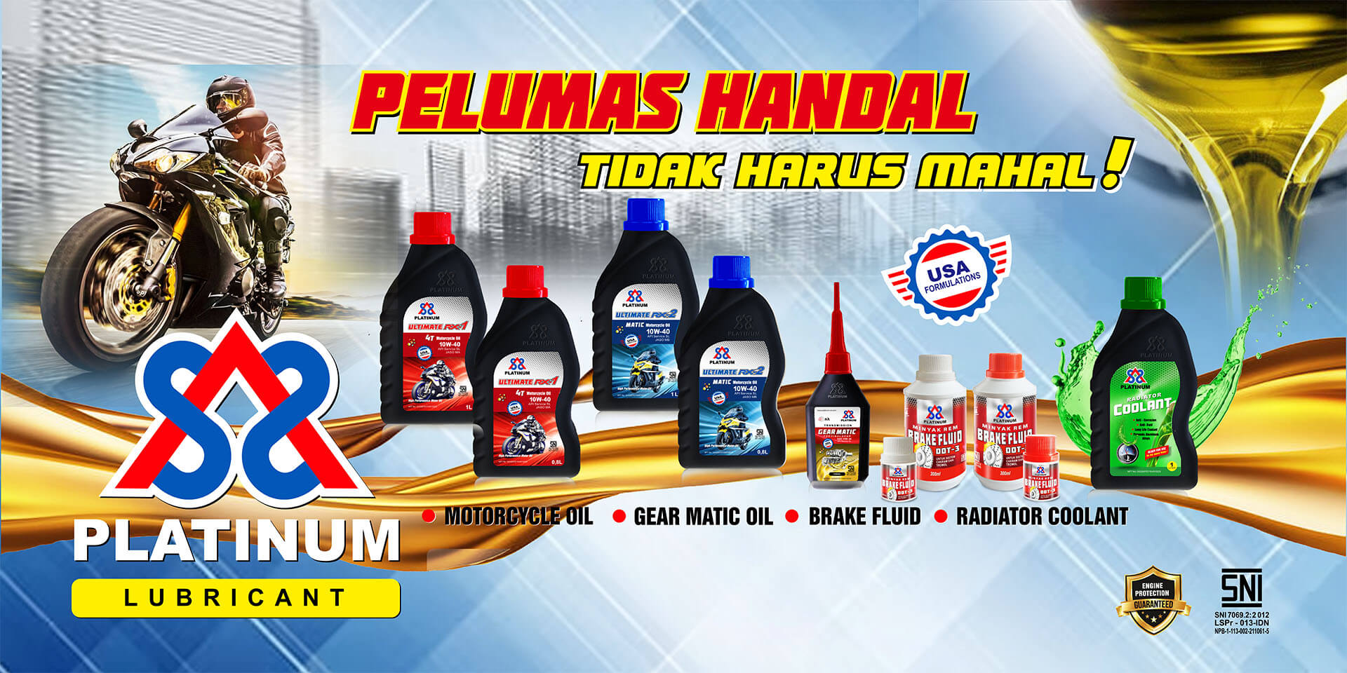 Platinum Oil - Melindungi Mesin, Menghadirkan Performa